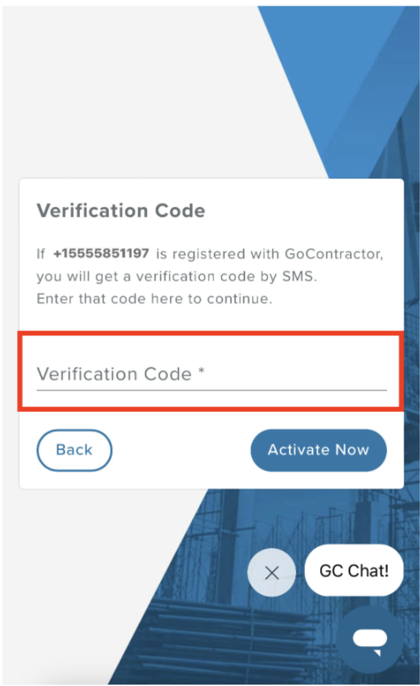 Accepting a Worker Invitation to Register with GoContractor by Phone