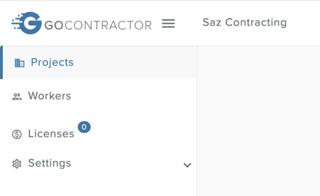 What can I see in GoContractor?